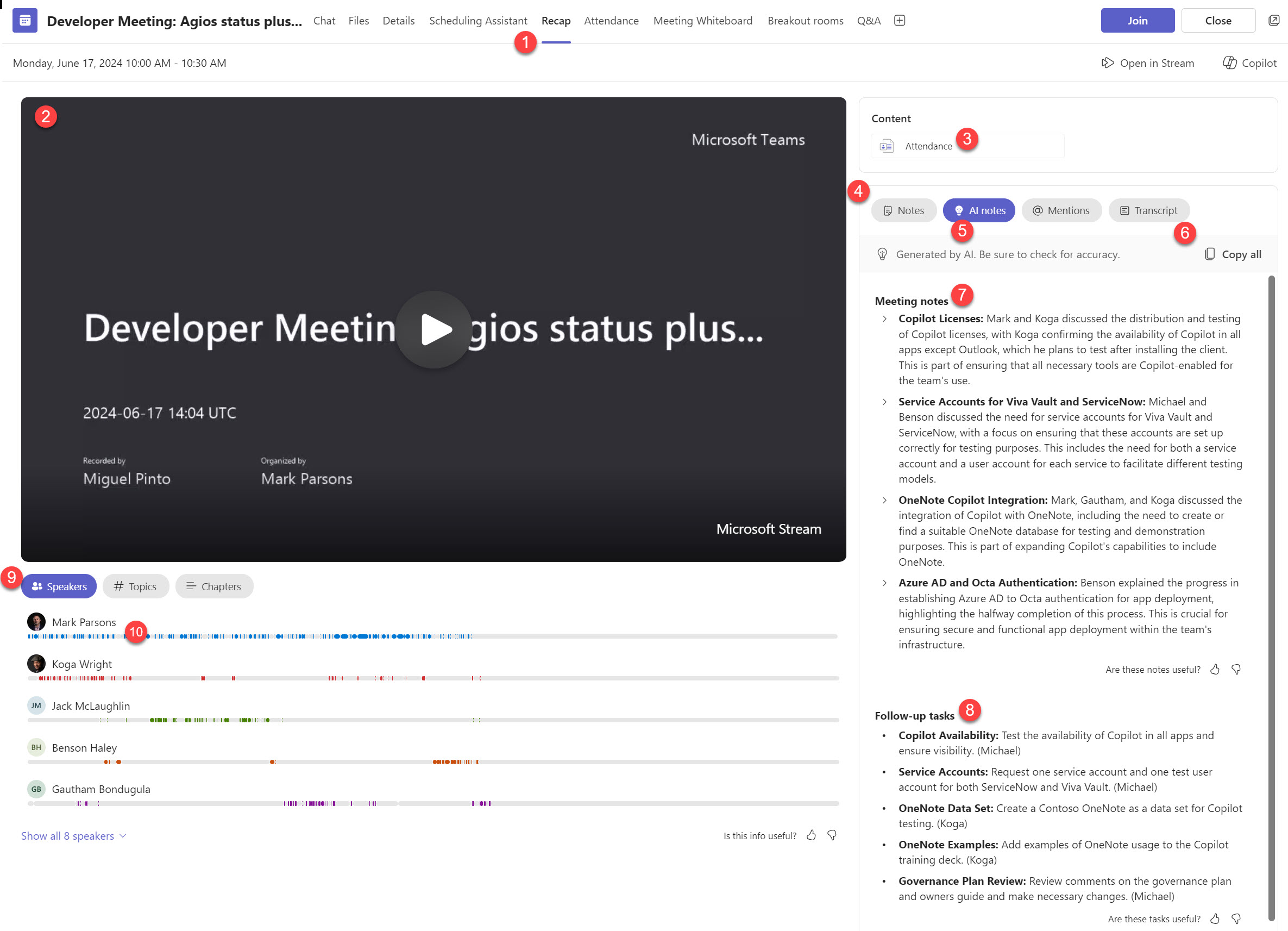 Copilot for M365 Intelligent Meeting Recap – Insights into Microsoft AI ...